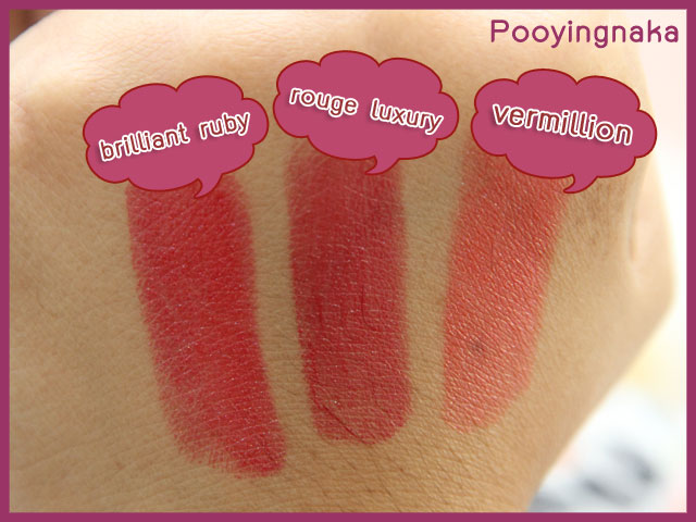 Color Test: UCR Brilliance ลิปสติกเนื้อนุ่มจากเอวอน